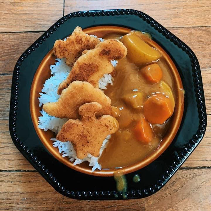 Dino Nugget Curry